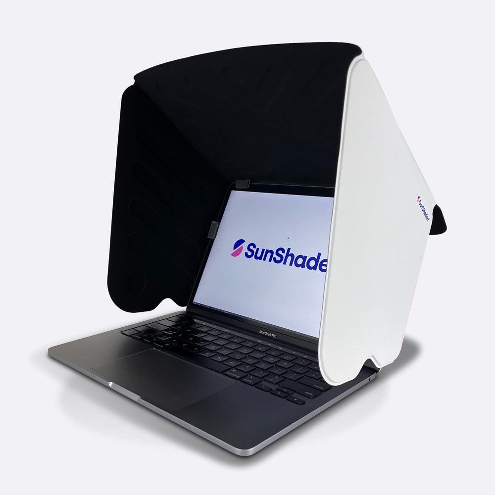 SunShader is the Laptop Sun Shade for Working Outside