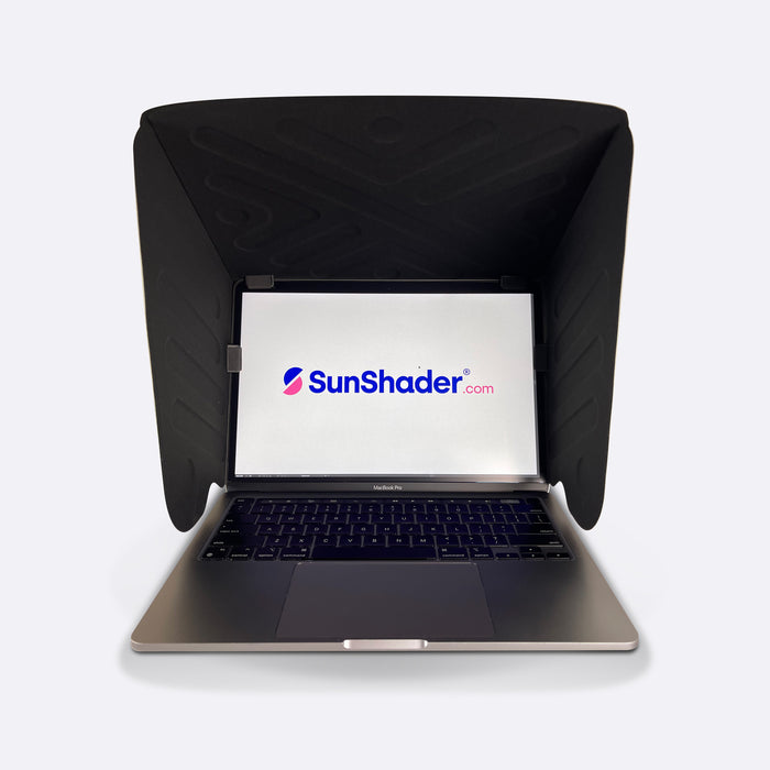 SunShader is the Laptop Sun Shade for Working Outside