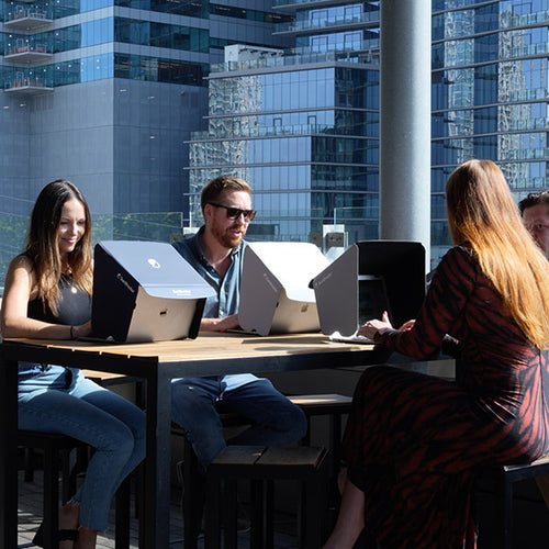 SunShader is the Laptop Sun Shade for Working Outside