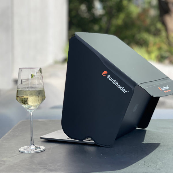 SunShader is the Laptop Sun Shade for Working Outside