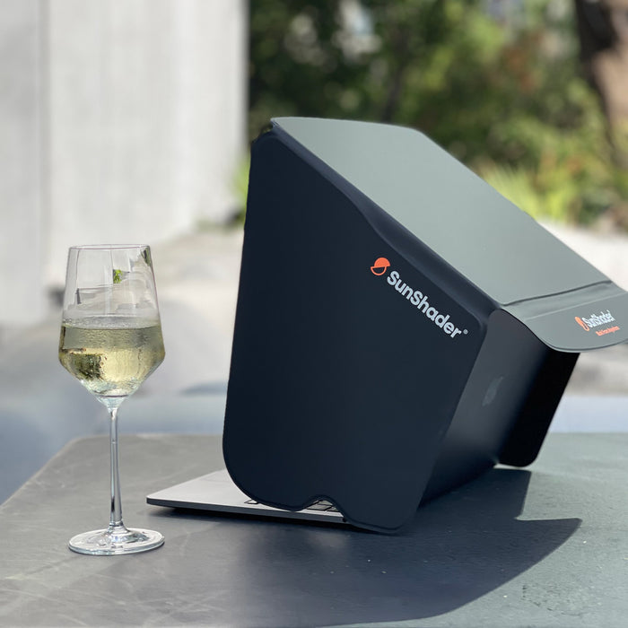 SunShader is the Laptop Sun Shade for Working Outside