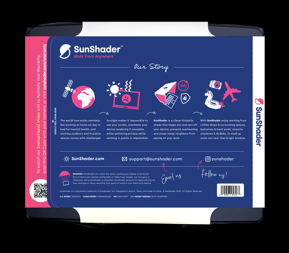 SunShader 2.5 - Laptop Sun Shade & Privacy Screen – SunShader Inc.